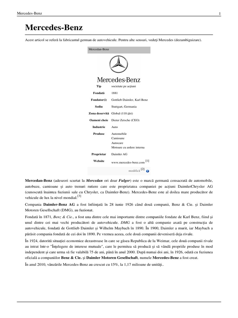 Mercedes | PDF