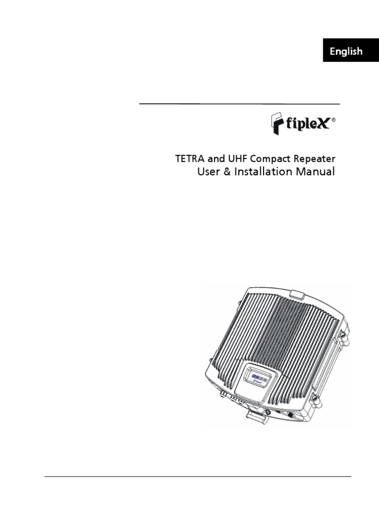 User Manual - Fiplex Compact Repeaters | PDF | Gsm | Amplifier