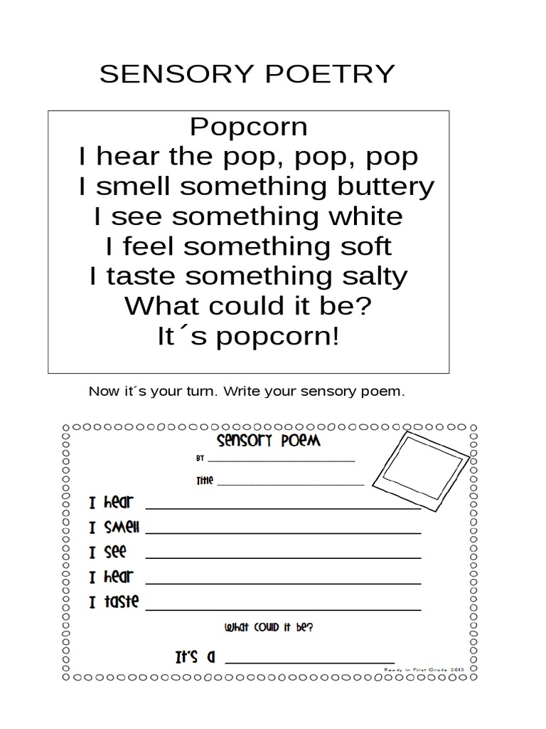 Sensory Poetry | PDF