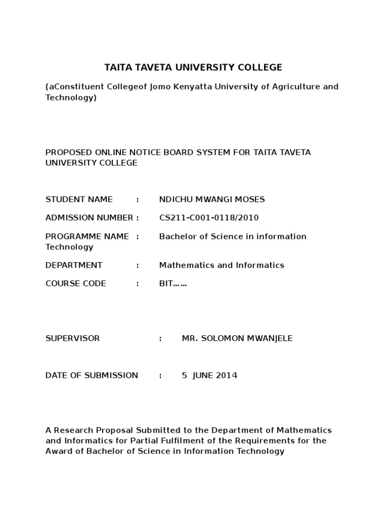 Taita Taveta University College | PDF | Graphical User Interfaces ...