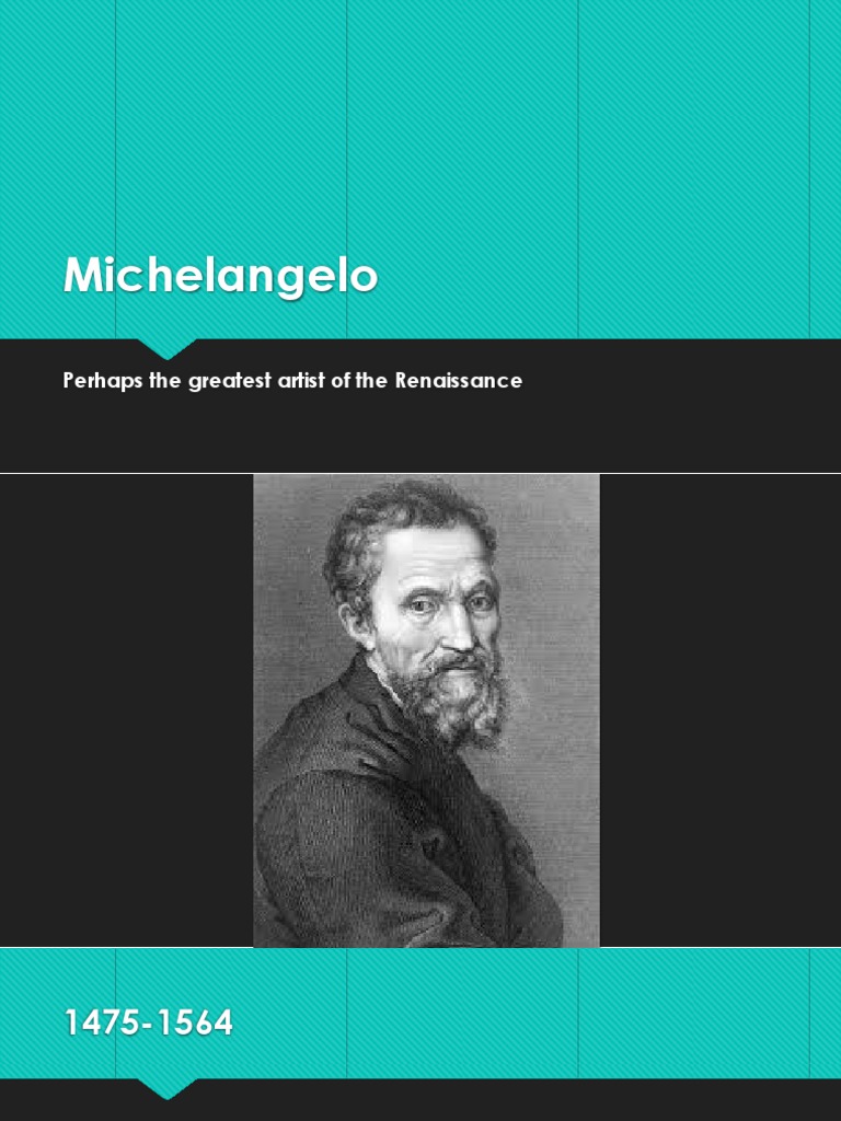 Michelangelo | PDF | Michelangelo | Art Media