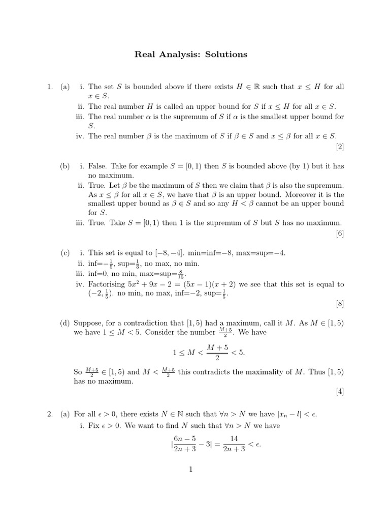 Solution Real Analisis Pdf Continuous Function Functions And Mappings