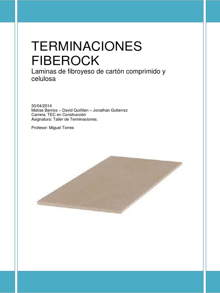 Recubrimiento de tabiquería interior con placas de Fiberock en el ...