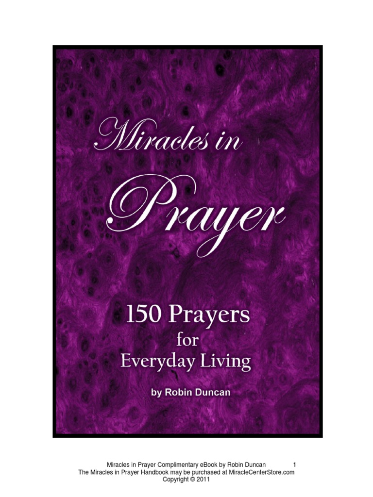 Miracles in Prayer Ebook | PDF | Forgiveness | Prayer