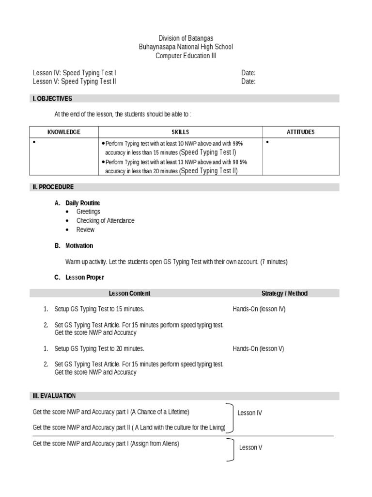 Division of Batangas Buhaynasapa National High School Computer ...