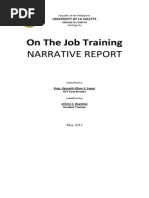 Sample Narrative Report | PDF | Microsoft Office 2010 | Microsoft Office