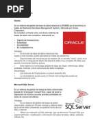 SGBD Caracteristicas Ventajas Desventaja | PDF | SQL | Servidor SQL de Microsoft