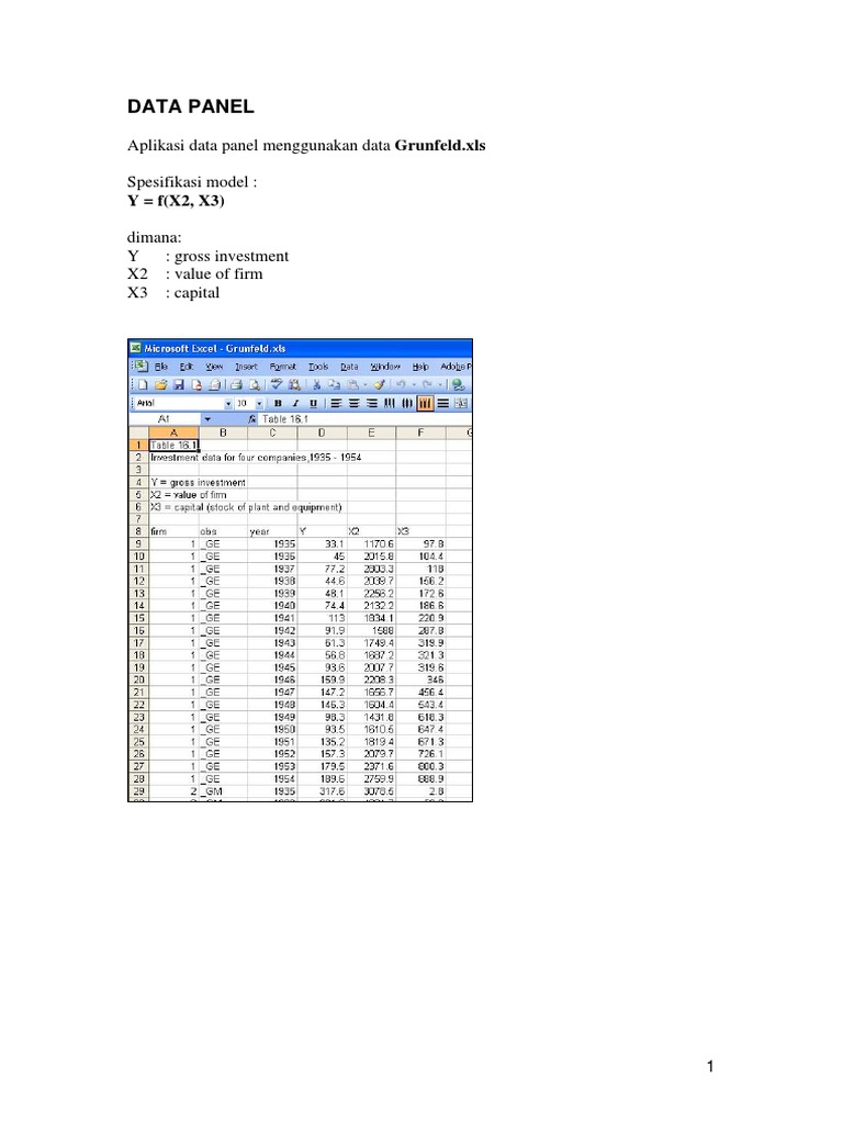 Stata Data Panel Pdf