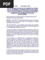 Ra 7641 | PDF | Employment | Collective Bargaining