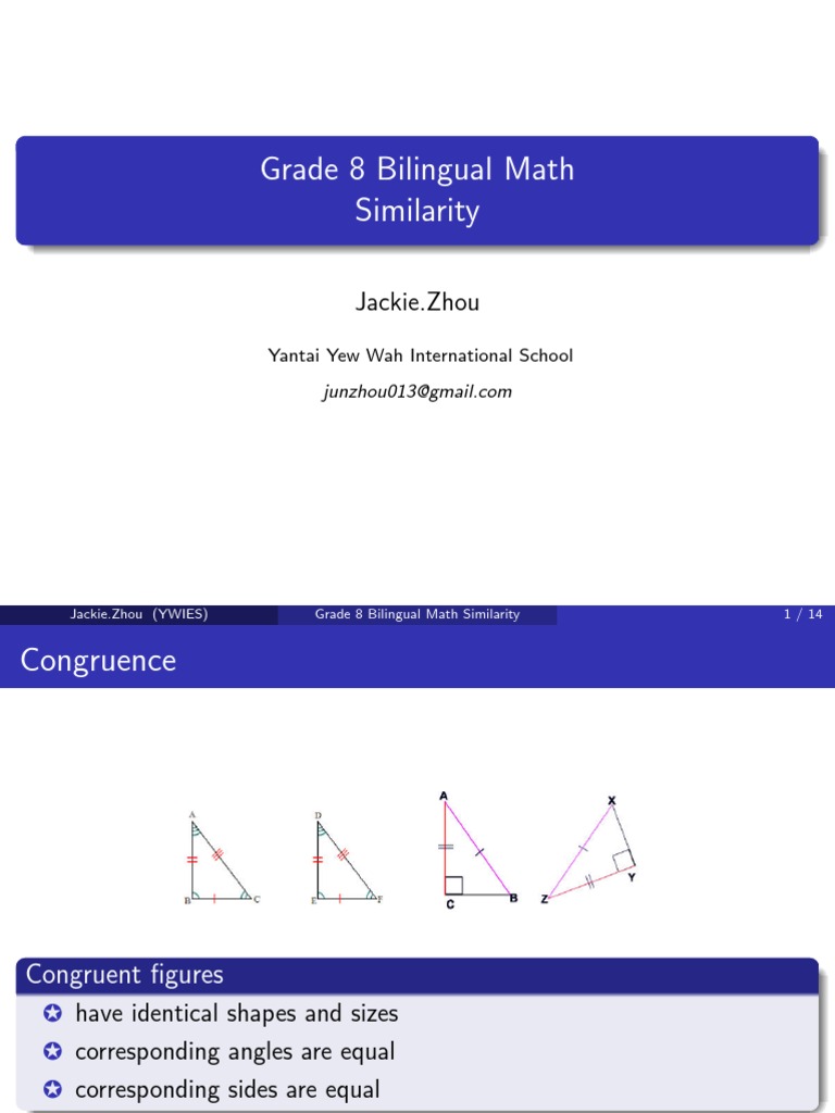 Similarity | PDF | Euclid | Triangle