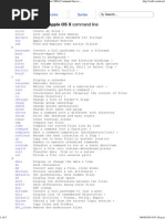 Mac OS X Terminal Commands List | PDF