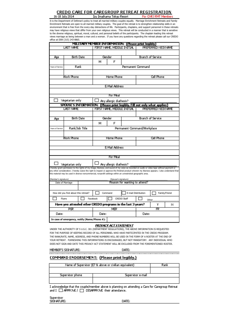 Care For Caregroup Registration Form | PDF | Social Institutions ...