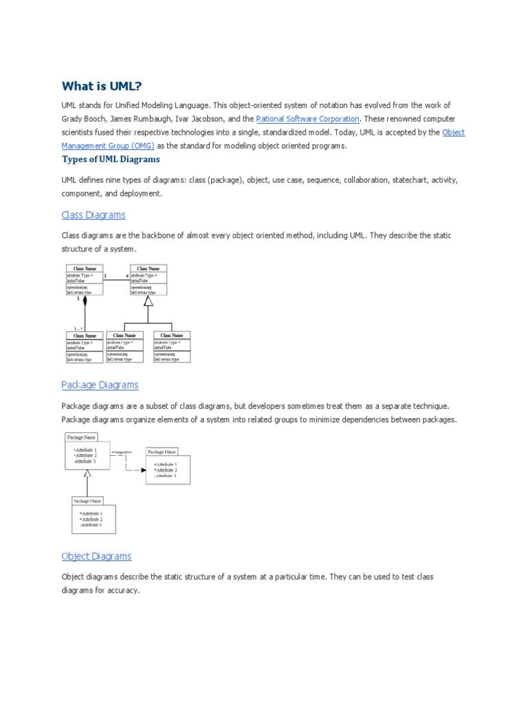 What Is UML | PDF | Unified Modeling Language | Use Case