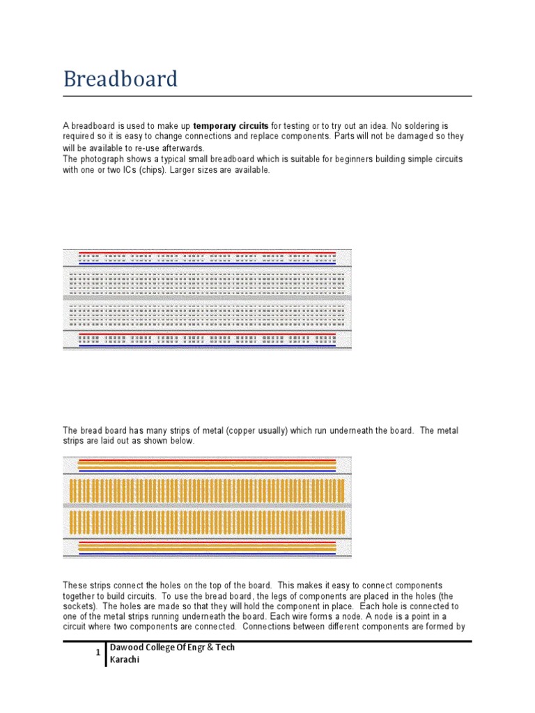 Breadboard Basics for Beginners | PDF