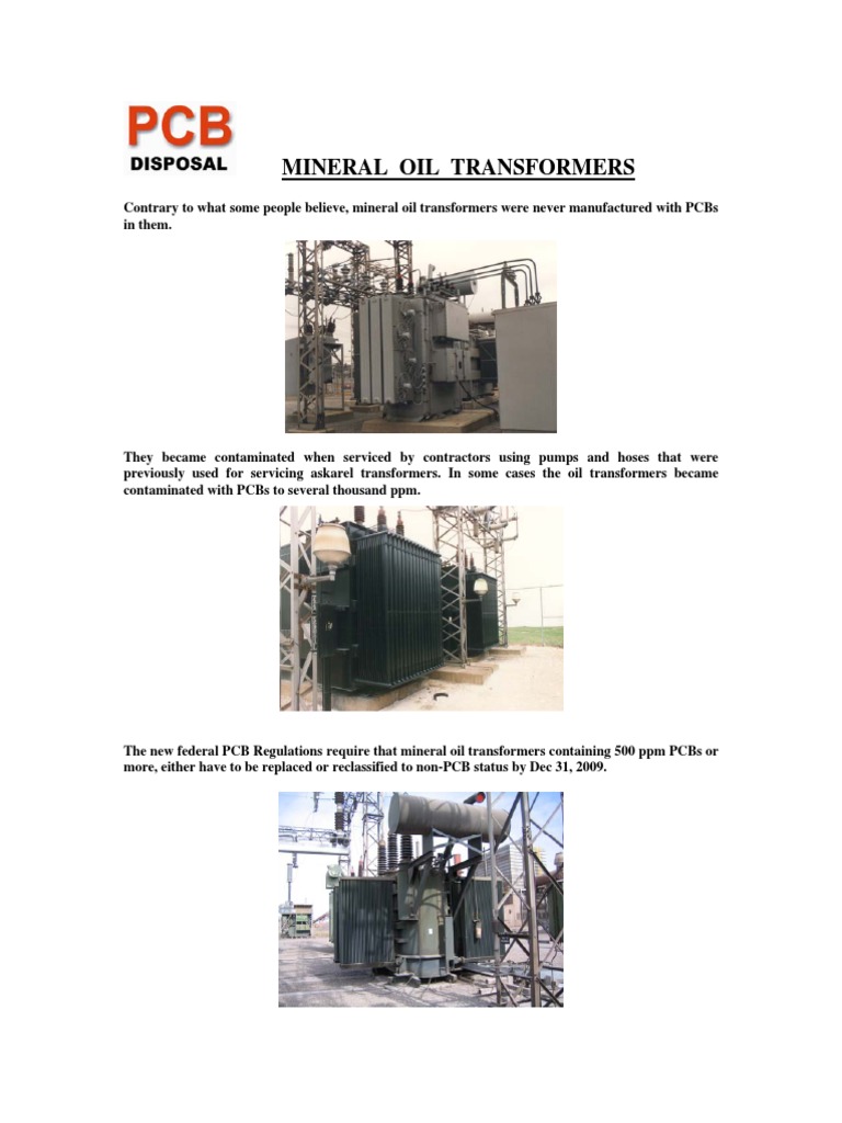 164803261 Mineral Oil Transformers | Polychlorinated Biphenyl | Transformer