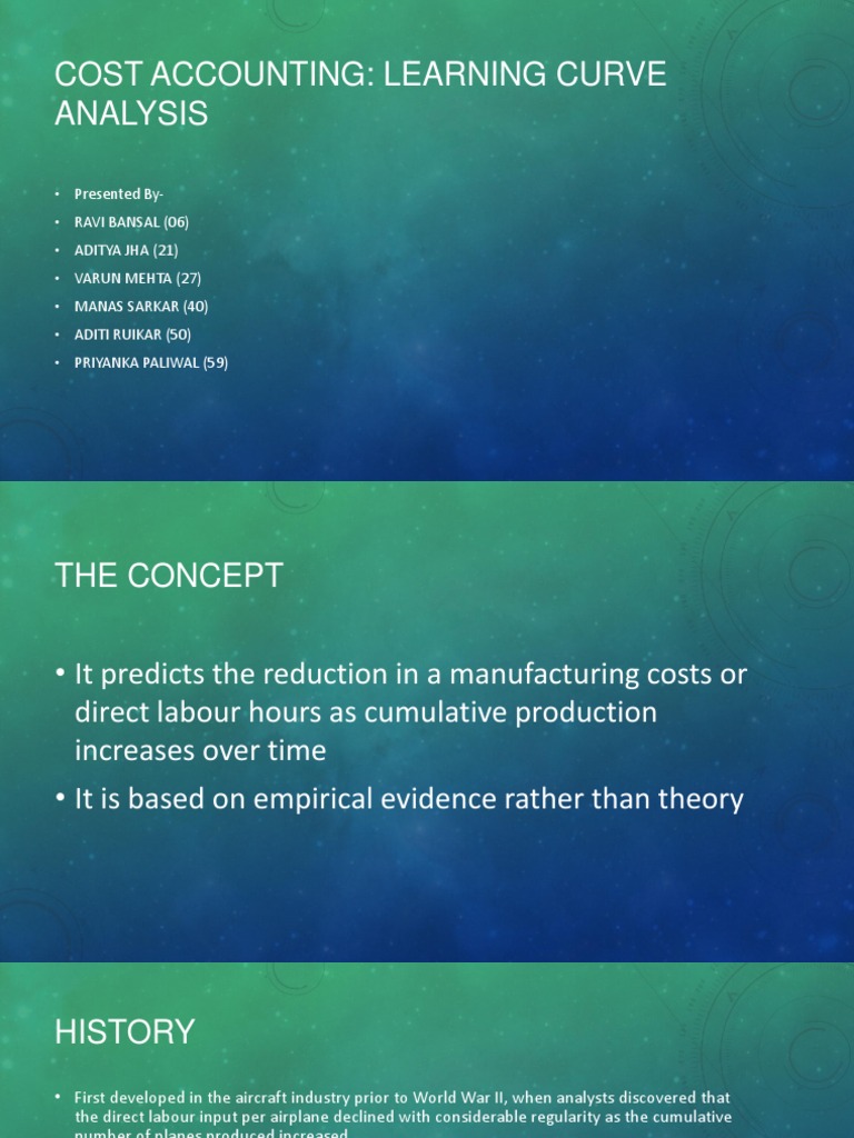 Learning Curve | PDF | Labour Economics | Logarithm