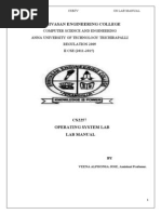 Cs3461 Os Lab Manual | PDF | Windows 10 | Booting