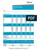 Zamak 5 Data Sheet | PDF | Strength Of Materials | Alloy