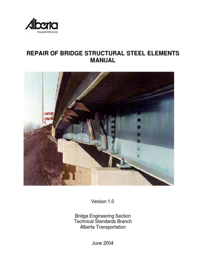 Repair of Bridge Structural Steel Elements | PDF | Deformation ...