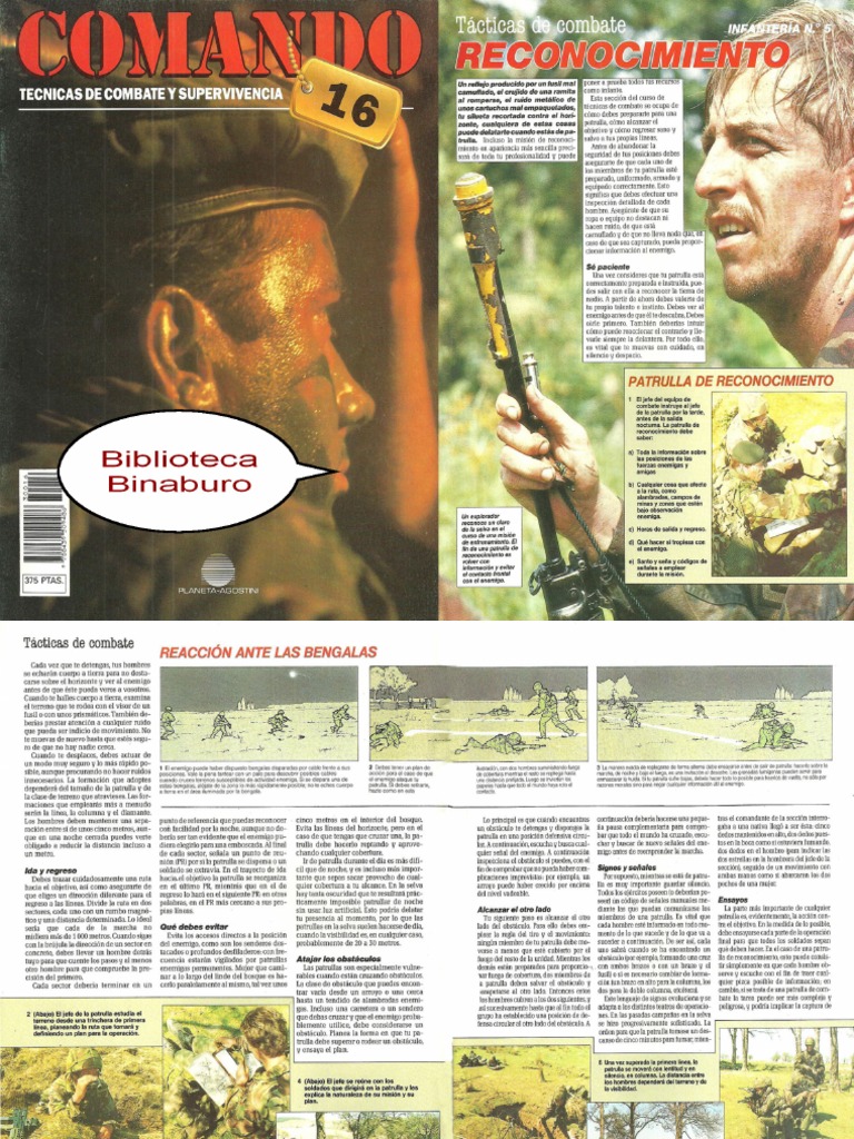 Comando Tecnicas de Combate y Supervivencia - 16 PDF | PDF