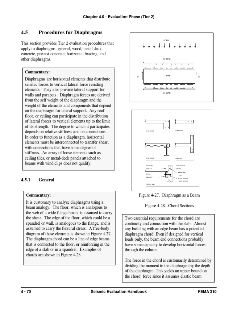 Diaphragm Design | Truss | Beam (Structure)