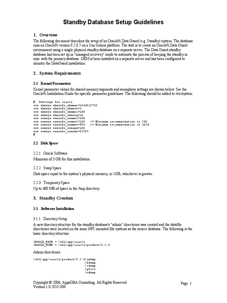 Standby | PDF