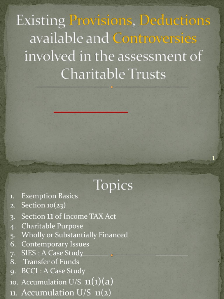 Trust Presentation Large - Version2 | PDF | Charitable Organization ...