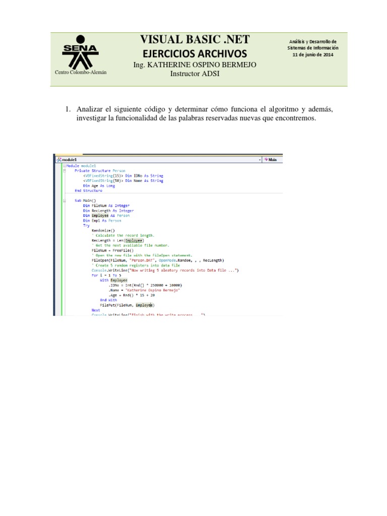 Análisis de Algoritmos en Visual Basic .NET | PDF | Tecnología