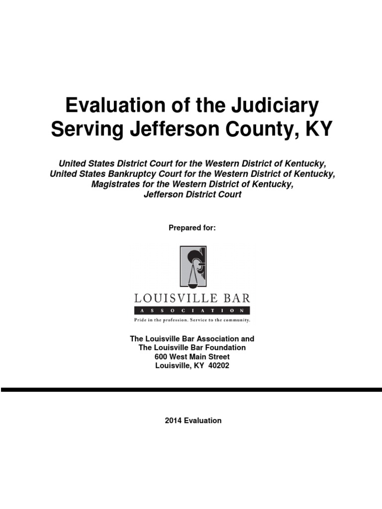 2014 Judicial Evaluation Detailed Report FINAL DRAFT | PDF | Judge ...