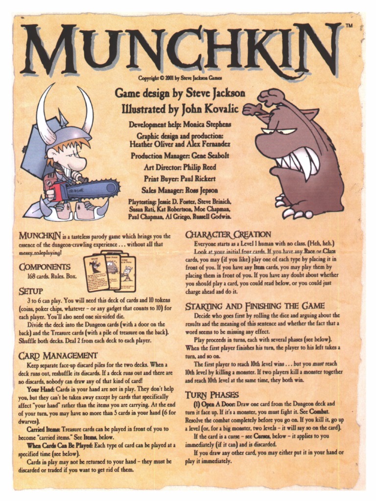 Munchkin 1 (En) | PDF