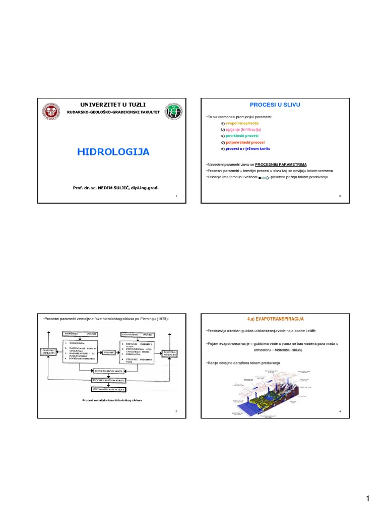 5 - Procesi U Slivu | PDF
