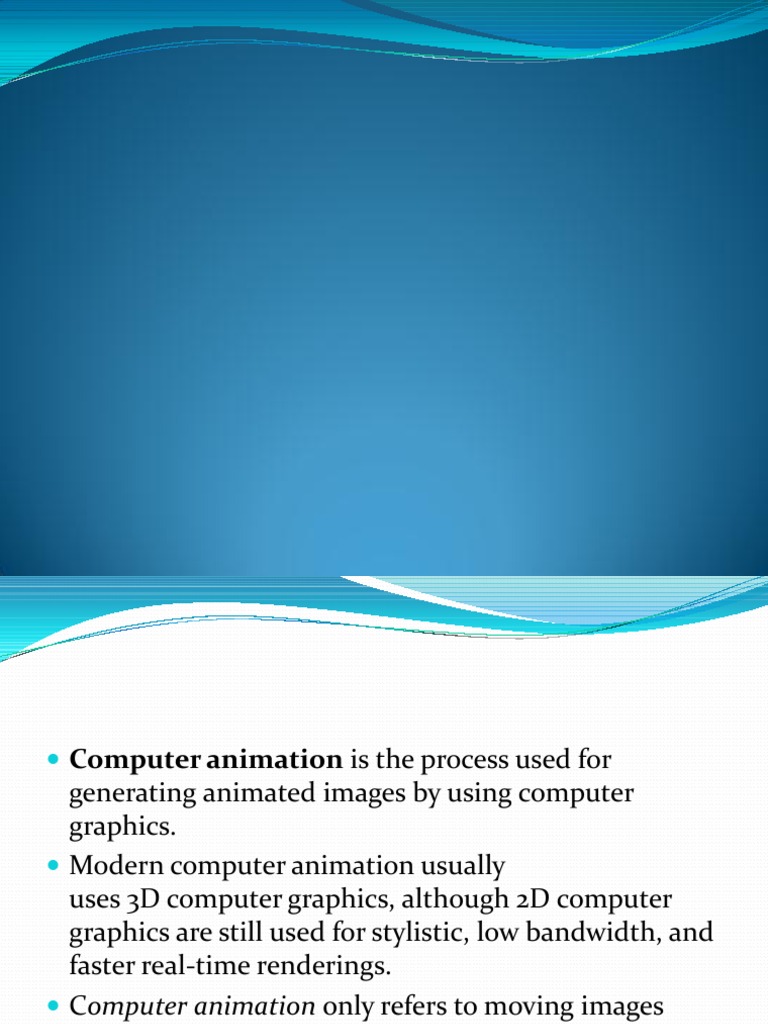 Computer Animation | PDF | Computer Animation | Animation
