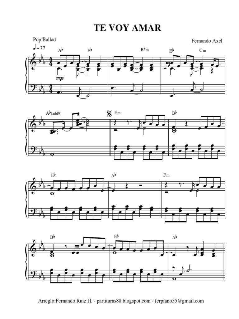 Te Voy Amar | PDF | Arte