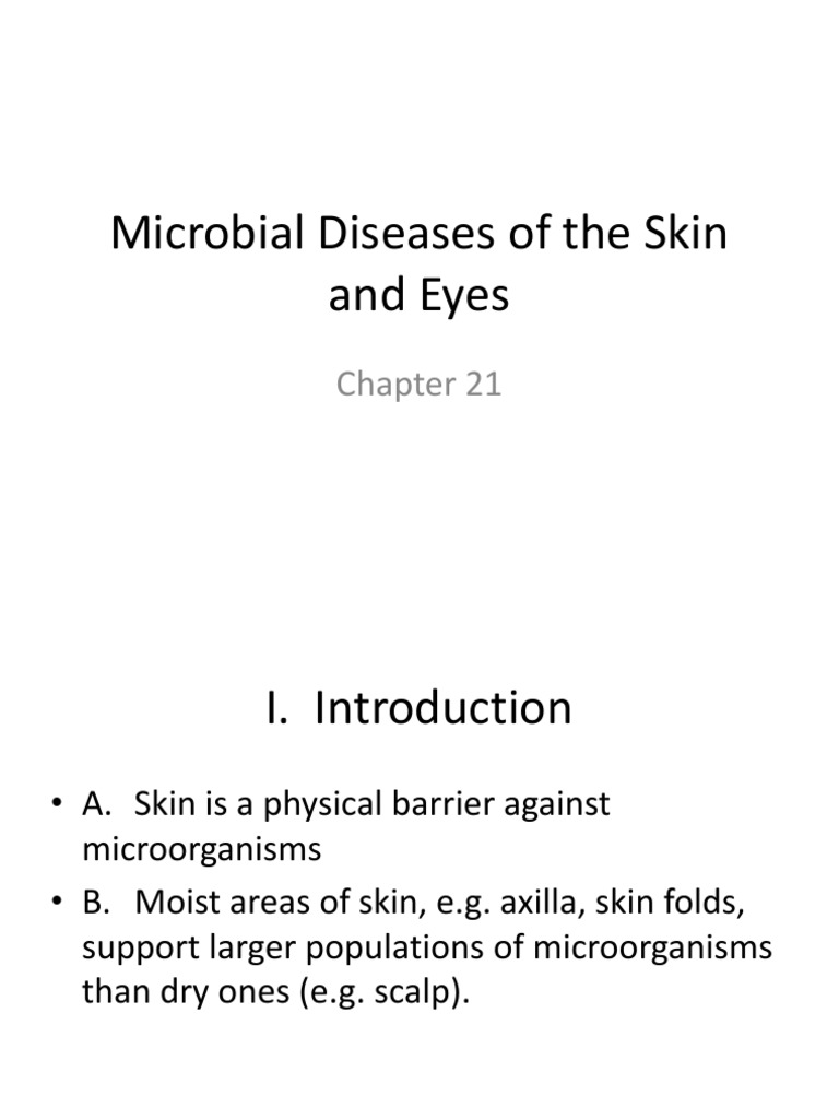Microbial Diseases of The Skin and Eyes (Microbiology Chapter 21) | Download Free PDF ...