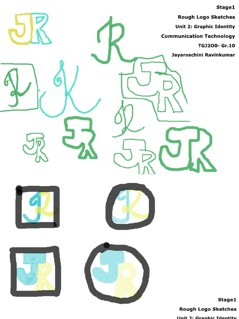 JR Design Studio Logo Development | PDF