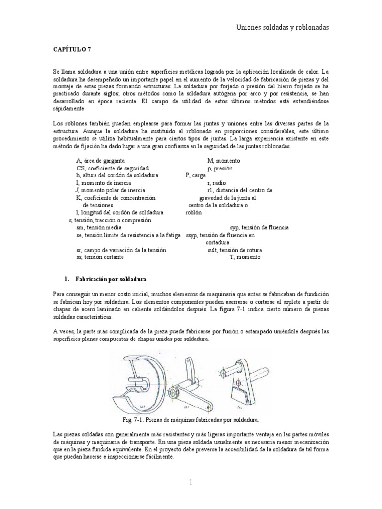 7 Uniones Soldadas Y Roblonadas | PDF | Soldadura | Construcción