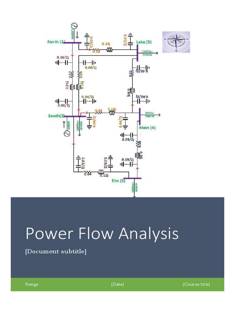 Power Flow Analysis For A Grid Connected System | PDF | Electric Power ...