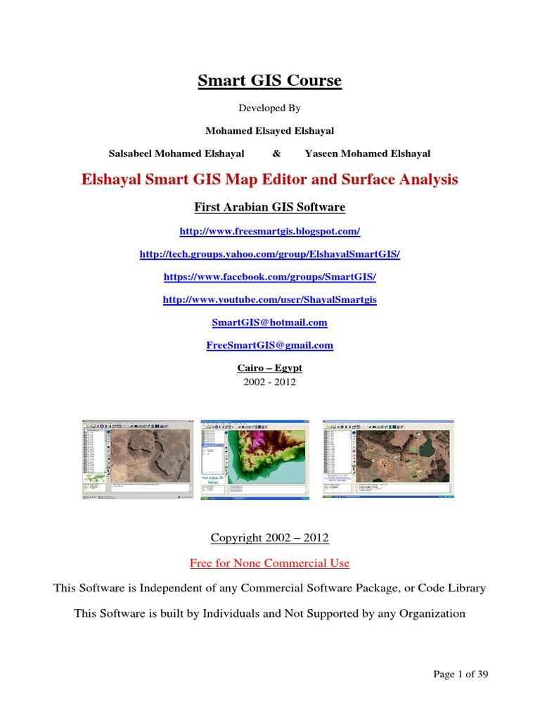 Elshayal Smart GIS | PDF | Geographic Information System | Geographic Data And Information