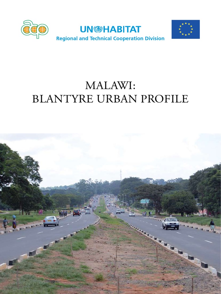 Malawi: Blantyre Urban Profile | PDF | Economic Development | Slum