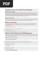 Store Manager Checklists | PDF | Merchandising | Inventory
