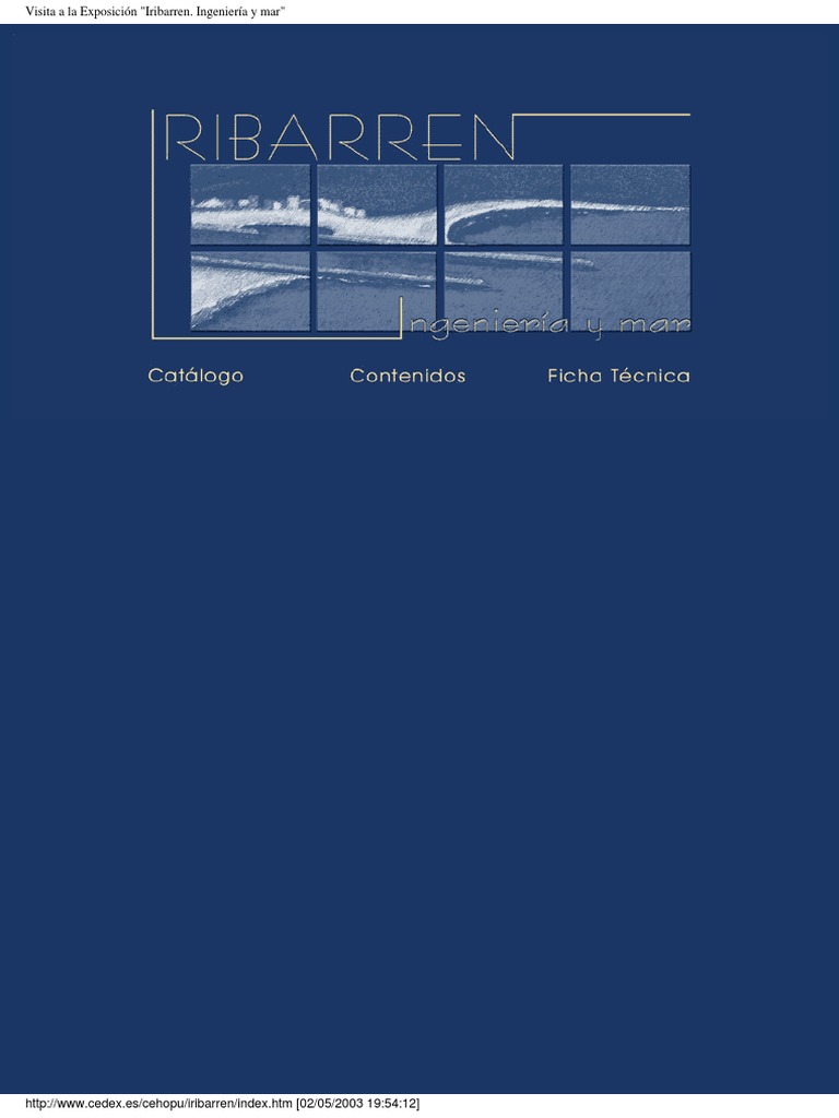 CEDEX - Exposición Iribarren Ingenieria y Mar | PDF | País Vasco ...