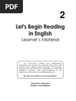 Grade 2 English Module 1 and 2 Final | PDF | Sound | Alphabet