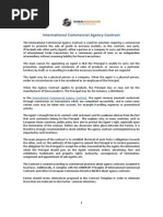 International Services Contract Template | Arbitration | Law Of Agency