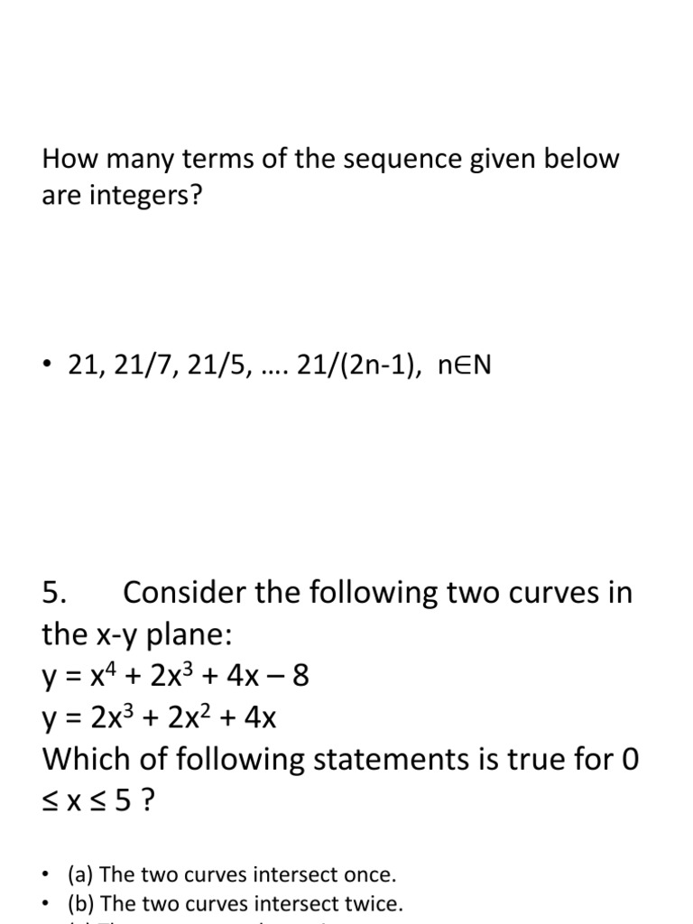 Algebra | PDF | Odds | Summation