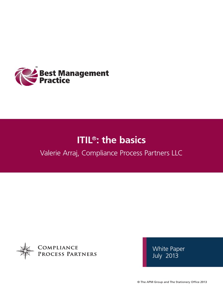ITIL The Basics | PDF