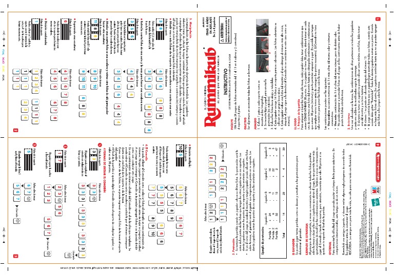 Instrucciones Rummikub | PDF