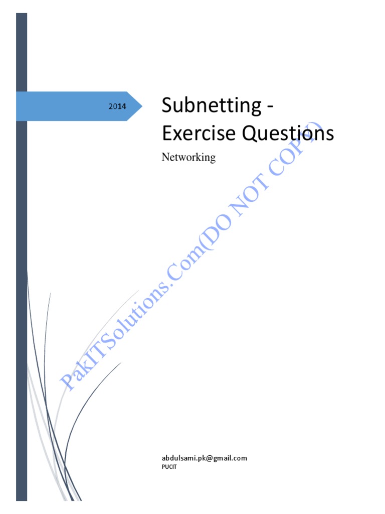 IP Addressing and Subnetting | PDF | Ip Address | Computer Network