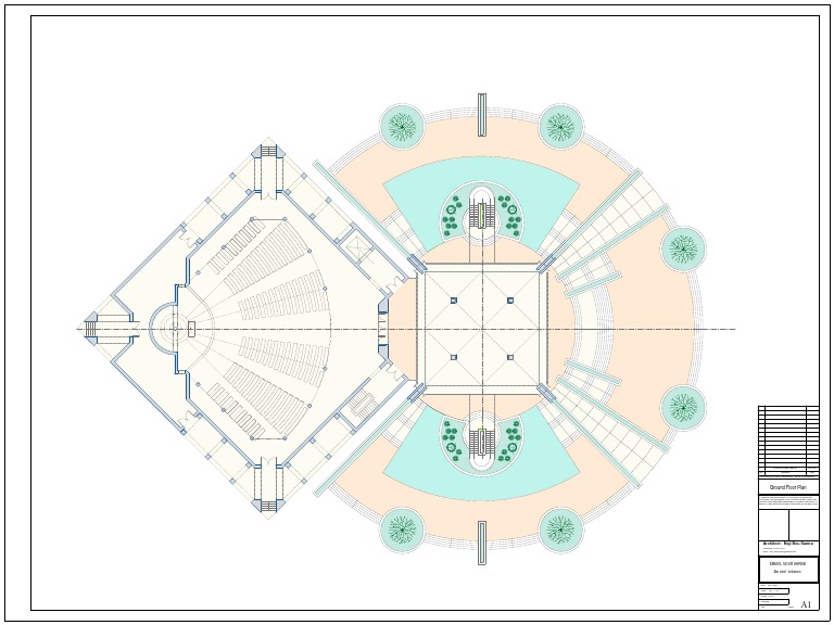 A1 Ground Floor Plan - Layout | PDF