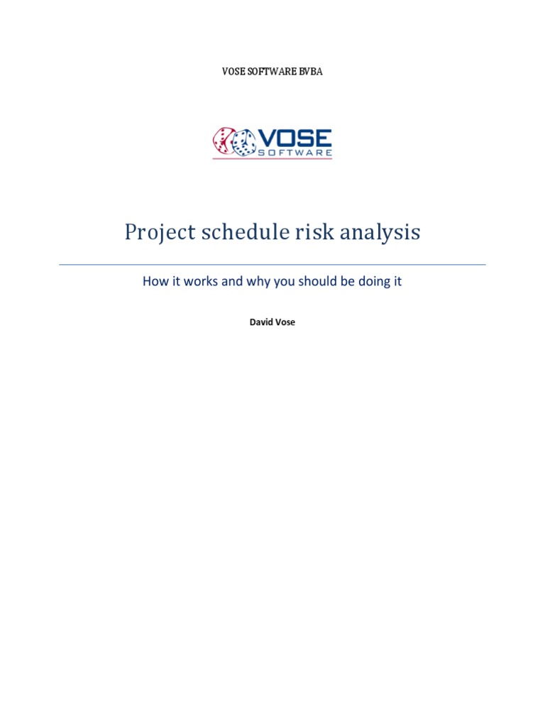 Project Schedule Risk Analysis Guide | PDF | Median | Mean