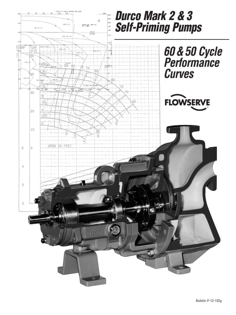 Durco Mark2and3 50Hz60Hz Curves | PDF | Turbomachinery | Pump